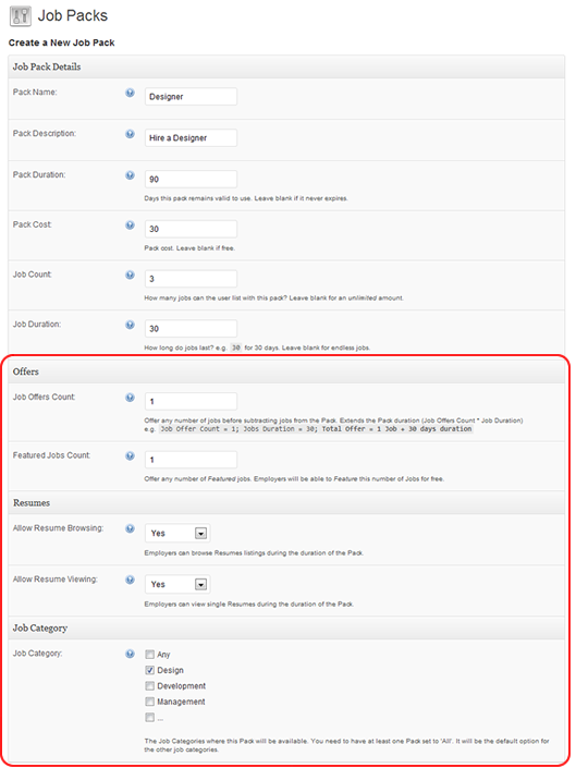Creating and Using Job Packs | AppThemes Docs