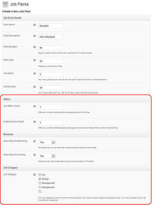 Creating and Using Job Packs | AppThemes Docs