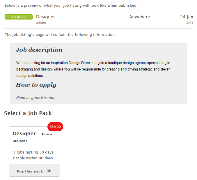 Creating and Using Job Packs | AppThemes Docs